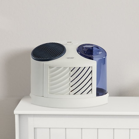 Aircare Portable Humidifier, -, 2 gal, 1,000 sq. ft., Tabletop, White ...