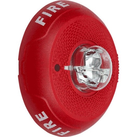 System Sensor Horn Strobe, Marked Fire, Wall or Ceiling PC4RL | Zoro