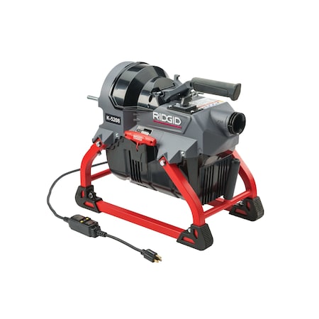 Ridgid 200 ft Corded Drain Cleaning Machine, 115V AC 62378 | Zoro