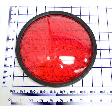 Serco Lenses, Outside Light Lens, Red 823-043 | Zoro