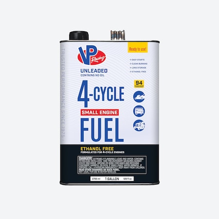 Vp Racing Fuels Small Engine Fuel, 4 Cycle, Gal 6201 | Zoro