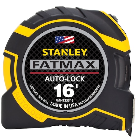Stanley 16 ft. Tape Measure, 1-1/4" Blade FMHT33316S | Zoro