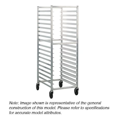 Lakeside Aluminum Roll-In Cooler Rack - Holds (34) Pans w/1-1/2 ...