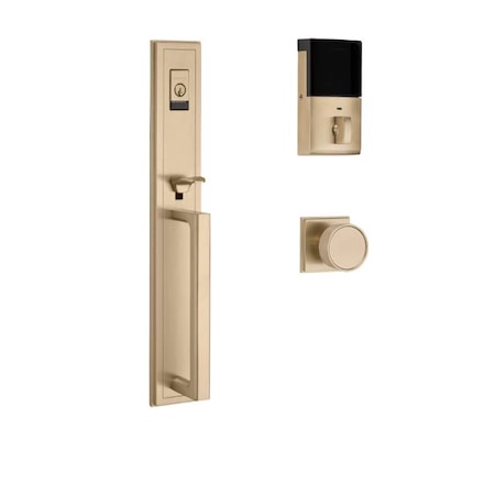 Baldwin Evolved Vintage Brass Electronic Locksets 85311.033.BENTR | Zoro