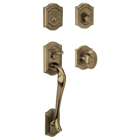 Baldwin Entry Handlesets Antique Brass 85327.050.ENTR | Zoro