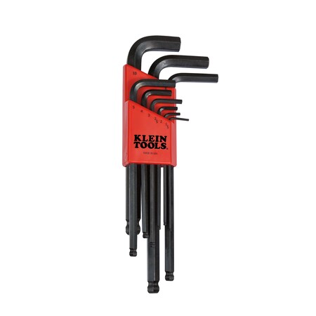 Klein Tools 9 Piece Metric L-Shape Hex Key Set, BLMK10 BLMK10 | Zoro