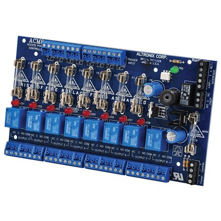 Altronix Access Power Controller 8 Fused Trigger ACM8 | Zoro