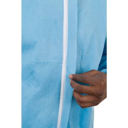 International Enviroguard L, Blue, Zipper with Storm Flap 9012-L | Zoro