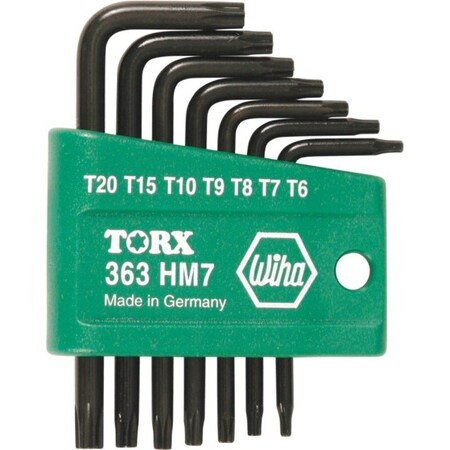 Wiha 7 Piece Torx? L-Shape Torx? Key Set, 36392 36392 | Zoro