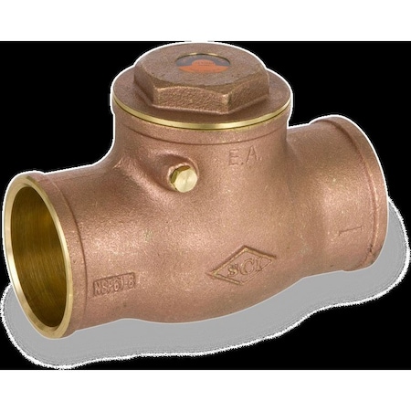 Smith-Cooper 1-1/2" C X C Swing Check Valve 4347003040 | Zoro