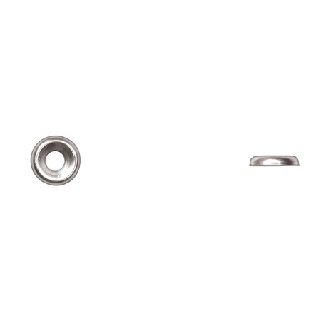 Disco Countersunk Washer, Fits Bolt Size #8 , Steel Nickel Plated ...
