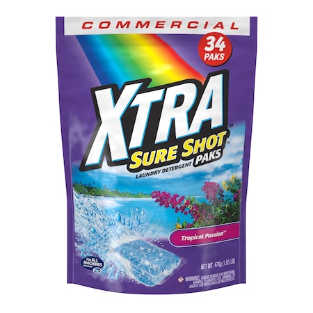 Xtra Laundry Detergent, 4 PK 94514-42833 | Zoro