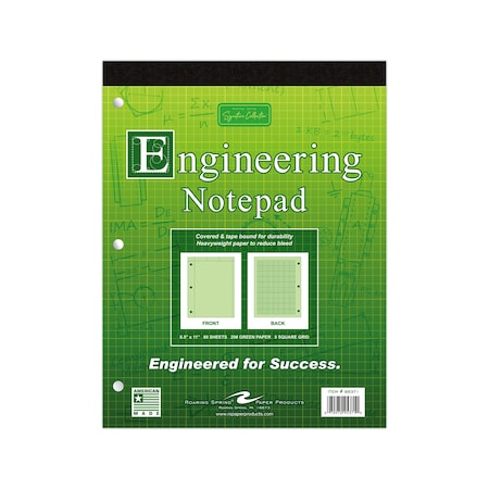 Signature Collection Case of Engineering Covered Notepads, 8.5"x11", 80 ...