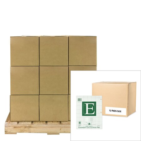 Roaring Spring Pallet of Engineer Pads, 8.5"x11", 200 sht, Green Tint ...