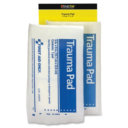 First Aid Only First Aid Kit Refill, 5"X9" Trauma Pad, 2 Per Bag FAE ...