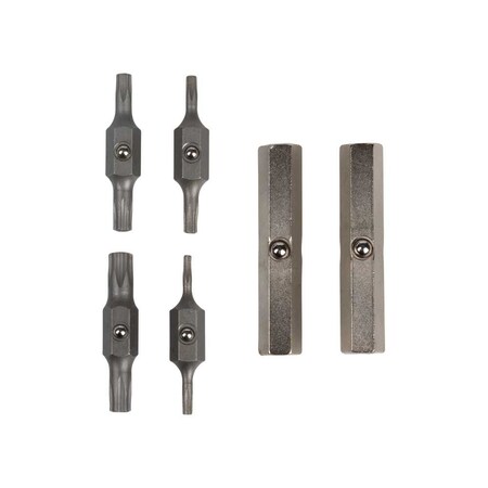 Klein Tools Torx(R) Bit 9 3/4 in, Drive Size: 1/4 in, 5/16 in , Num. of ...