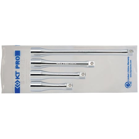 KT PRO TOOLS 1/2", Extension Bar Set, 4 Piece, - A4101PR