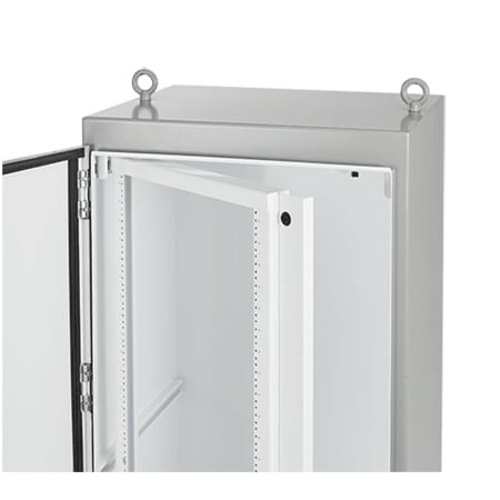 Nvent Hoffman Swing-Out Rack Mounting Frames, fits 72.06x36.06, White ...