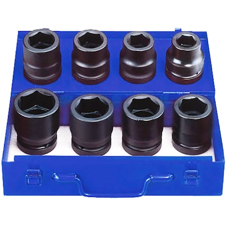 Kt Pro Tools 1" Drive Socket Set, Metric, 8 pcs A8403MP | Zoro