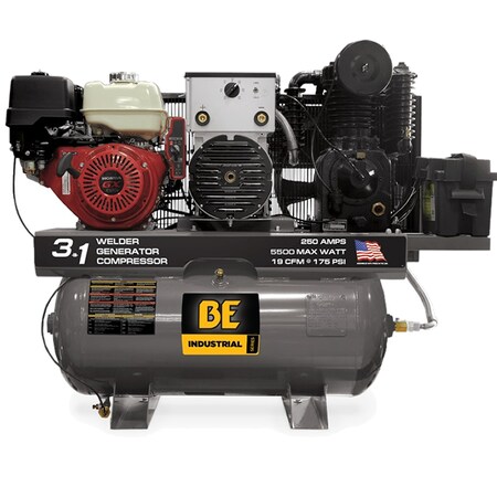 Be Pressure Supply Gas Compressor/Generator/Welder Combo AC1330HB3000W ...