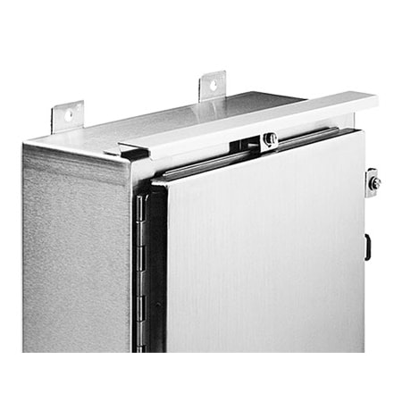 Nvent Hoffman Stainless Steel Drip Shield Kit for Type 4 and 4X Wall ...