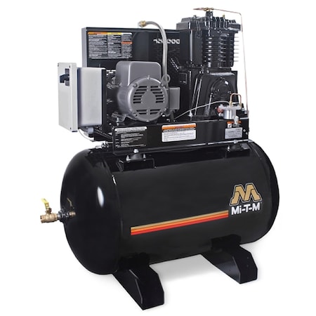 Mi-T-M M Series Horizontal Air Compressor, 5 HP ACS-46305-80HM | Zoro