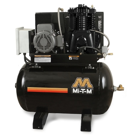 Mi-T-M M Series Horizontal Air Compressor, 7.5 ACS-46375-80HM | Zoro