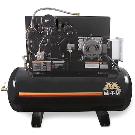 Mi-T-M M Series Horizontal Air Compressor, 10 H ADS-23310-120HM | Zoro
