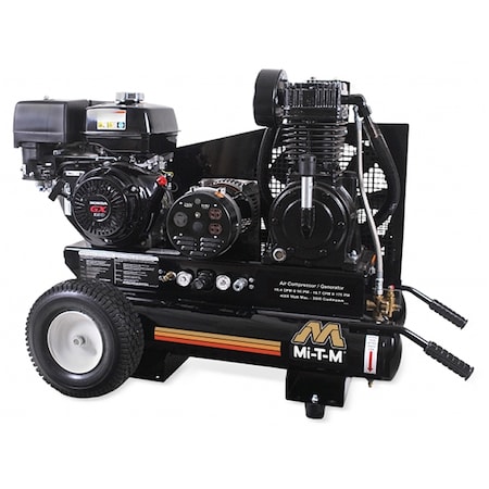 Mi-T-M Portable Compressor/Generator Combo, 420 AG2-PM14-08M1 | Zoro