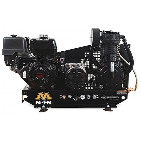 Mi-T-M Base Mount Compressor/Generator Combo, 4 AG2-SM14-B | Zoro