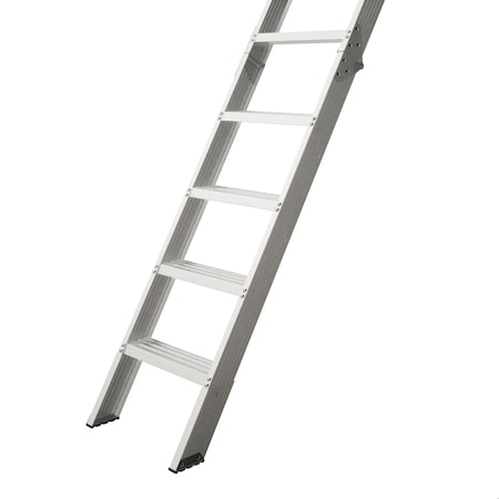 Louisville Attic Ladder, Aluminum, 375 lb Load Capacity AL2240LG-R5 | Zoro
