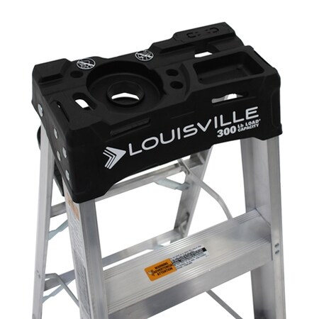 Louisville 8 ft Aluminum Stepladder, 300 lb Capacity AS3008 | Zoro