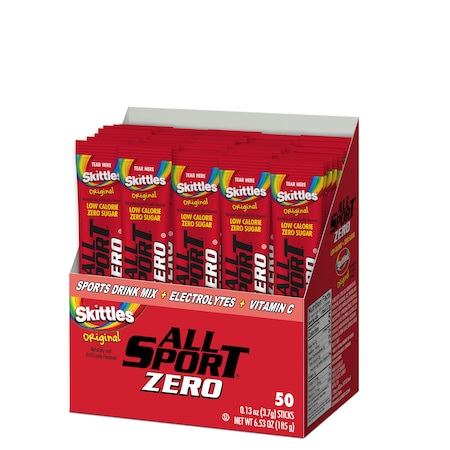 All Sport Powder Sticks, Sugar Free, 16.9 fl oz, PK50 10125091 | Zoro