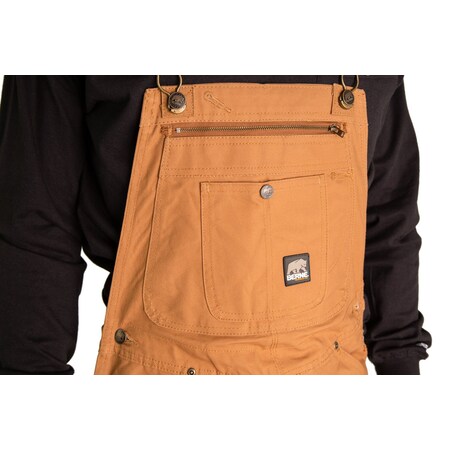 Berne Bib, Overall, Original, Unlined Duck, 52x30, Brown Duck, Size 52 ...