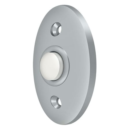 Deltana Bell Button, Standard Satin Chrome BBC20U26D | Zoro