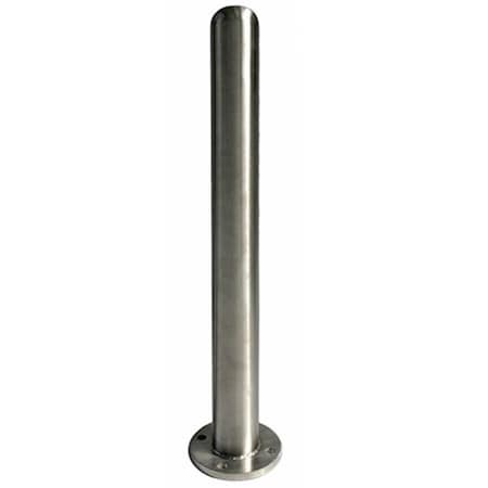 Post Guard Base Plate Cover, 6" Dia, Stainless Stee 6BDBCVRSS | Zoro