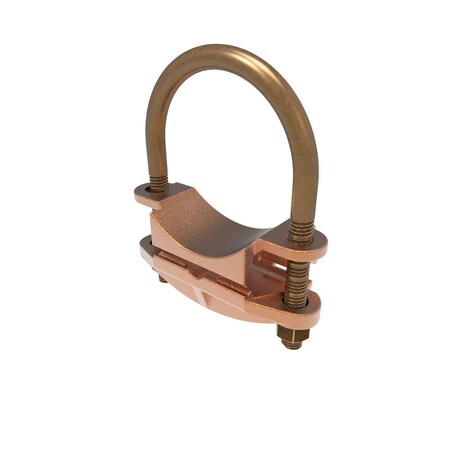 Burndy Pipe Ground Clamp, 1/0AWG, 4.5In GAR1829 | Zoro