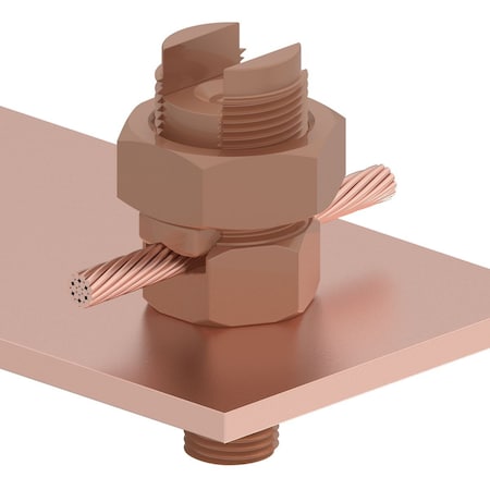 Burndy Copper Cable to Post/Flat, 2 sol KC26B1 | Zoro