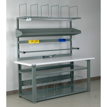 Stackbin Workbenches, 60" W, 1000 lb. C6036BSZ | Zoro