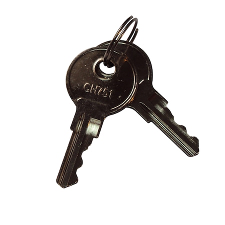 Eagle Mfg Keys, Steel, PK2 C83N | Zoro