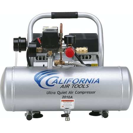 California Air Tools Ultra Quiet Oil-Free Air Compressor 2 gal 1-HP w ...