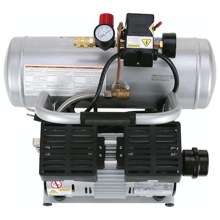 California Air Tools Ultra Quiet Oil-Free Air Compressor 2 gal 1-HP w ...