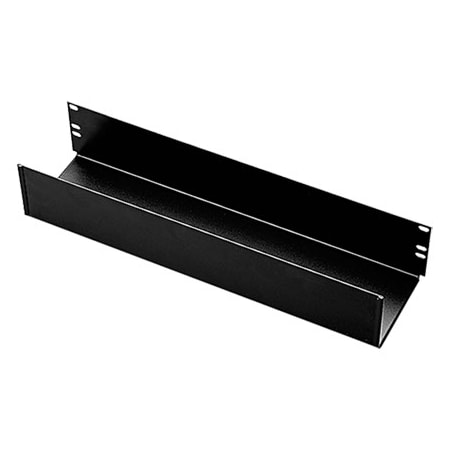 Nvent Hoffman Cable Trough, fits 19" rack, Black, Stee ECT19 | Zoro