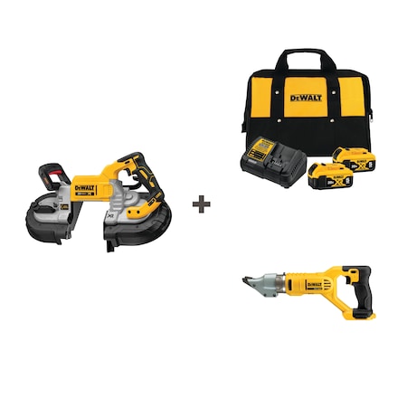 Dewalt Cordless Saw and Sheers w/DCB205-2CK DCS376B/DCS494B/DCB205-2CK ...