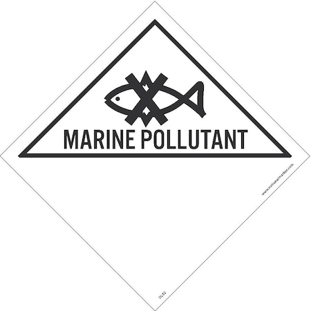 Nmc Marine Pollutant Label, Pk25 DL52AP | Zoro