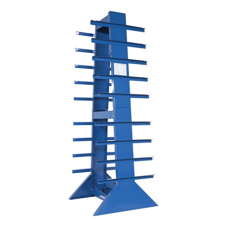 Vestil Double Sided Horizontal Bar Rack 30"W DSHZ-4 | Zoro