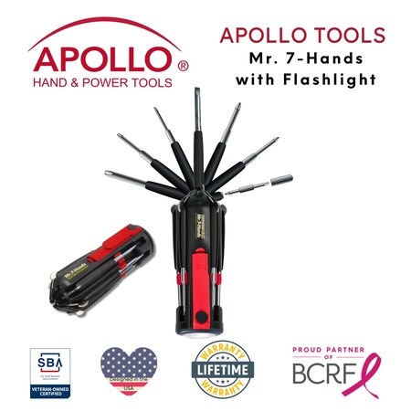 Apollo Tools Flashlight Mr. 7 Hands DT1719 Zoro