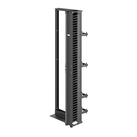 Nvent Hoffman Open Frame Rack, 19 In x 45u, Black, Alu EDR19FM45UCM1 | Zoro