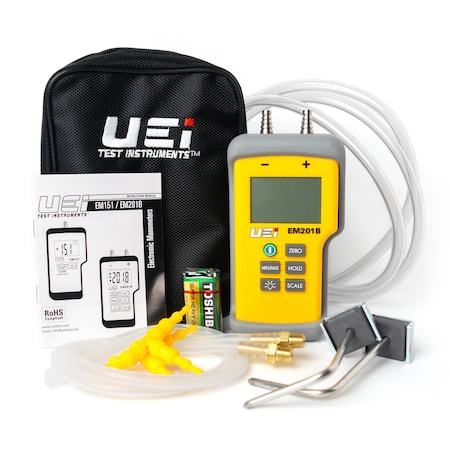 Uei Test Instruments Static Pressure Test Kit EM201SPKIT | Zoro