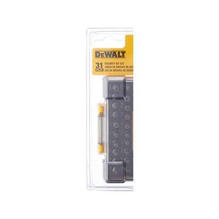 Dewalt 31 Piece Screwdriver Bit Set, 1/4" Hex Shank Size DWAX200 | Zoro